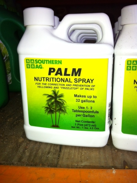 Palm foliar spray - DISCUSSING PALM TREES WORLDWIDE - PalmTalk